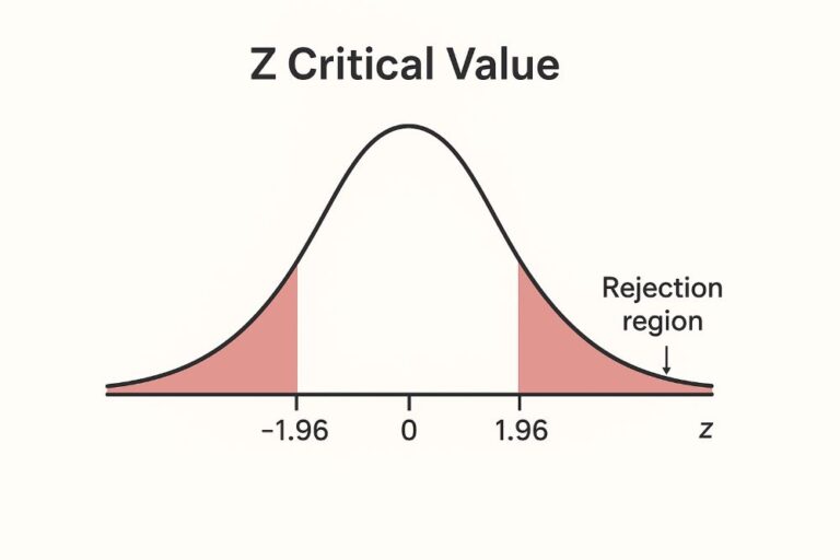 How to Find Z Critical Value from Z Tables Manually