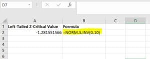 How to Find Z Critical Value in Excel (Step-by-Step Guide)