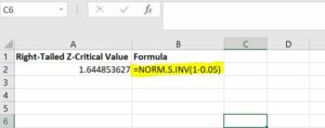 How to Find Z Critical Value in Excel: Step-by-step