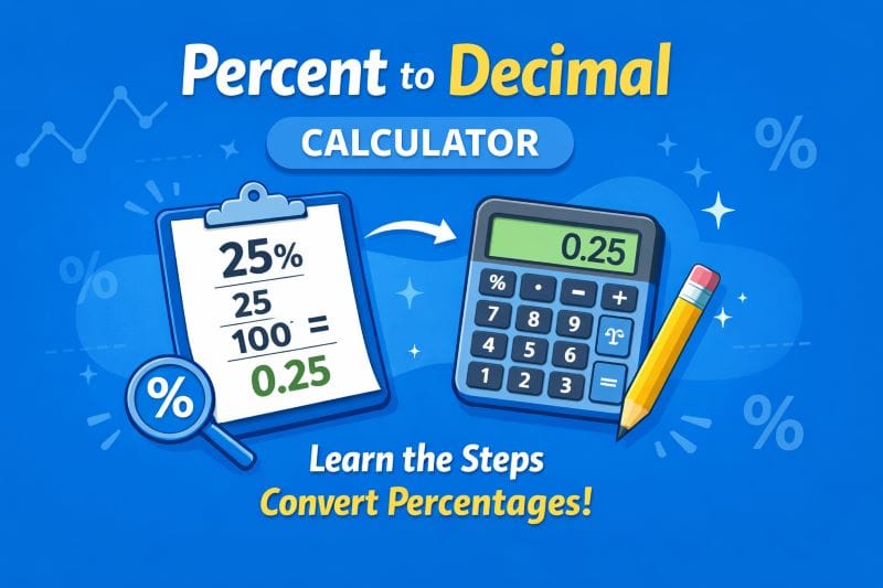 Percent to Decimal Calculator