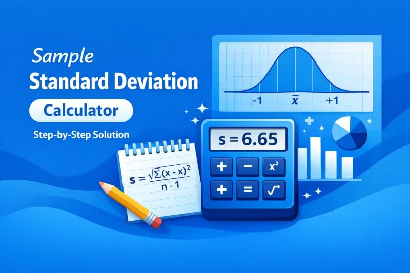 Sample Standard Deviation Calculator