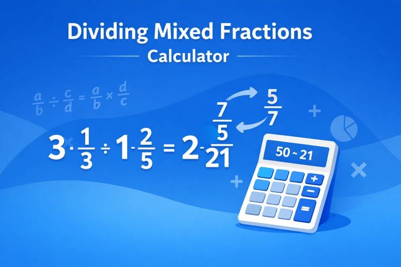 Free Mixed Fraction Calculator